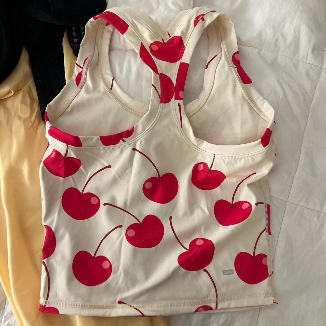 Muses only cherry workout top Size s I’m a 34 C... - Depop