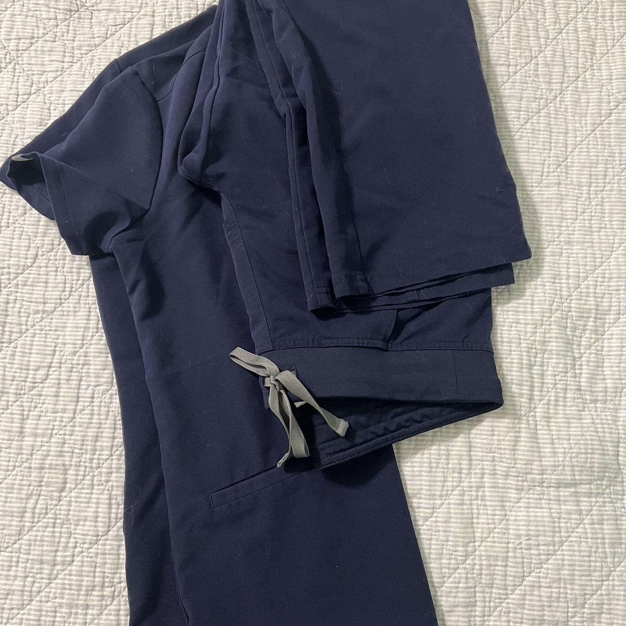 Figs Navy Set Casma Top (XS) Kade Bottoms (S/P) - Depop