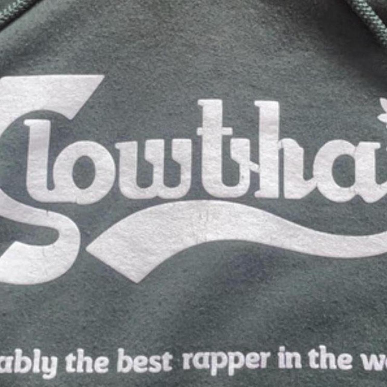 Slowthai hoody Size large Green Great condition - Depop