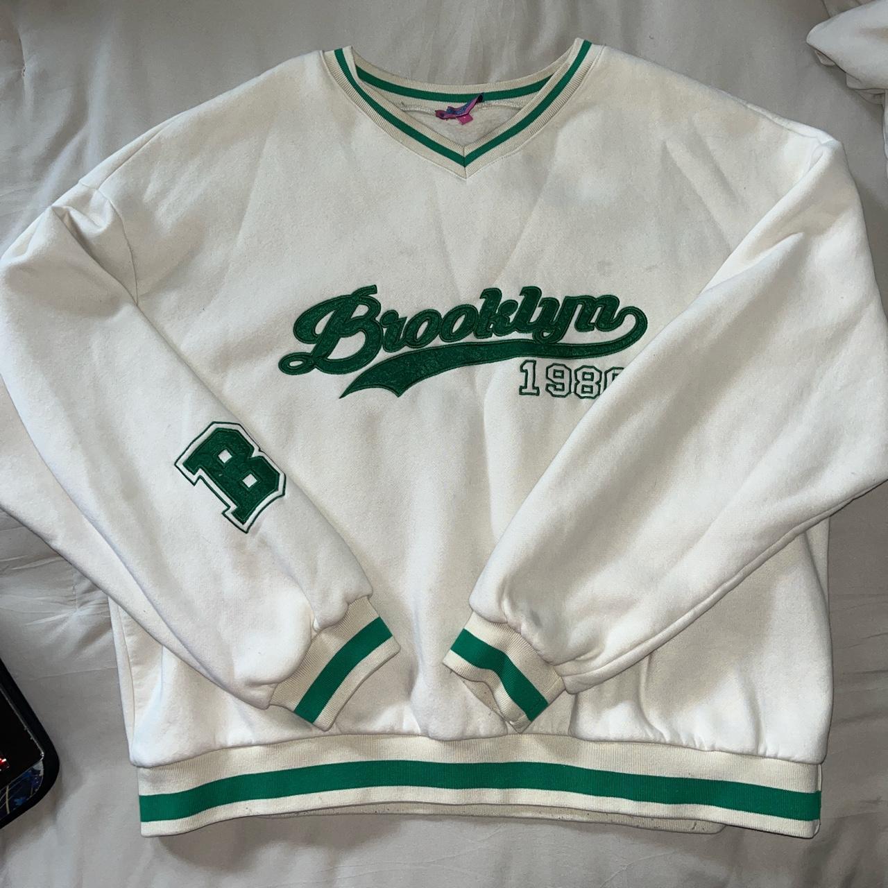 edikted pull over sweatshirt light discoloration... - Depop