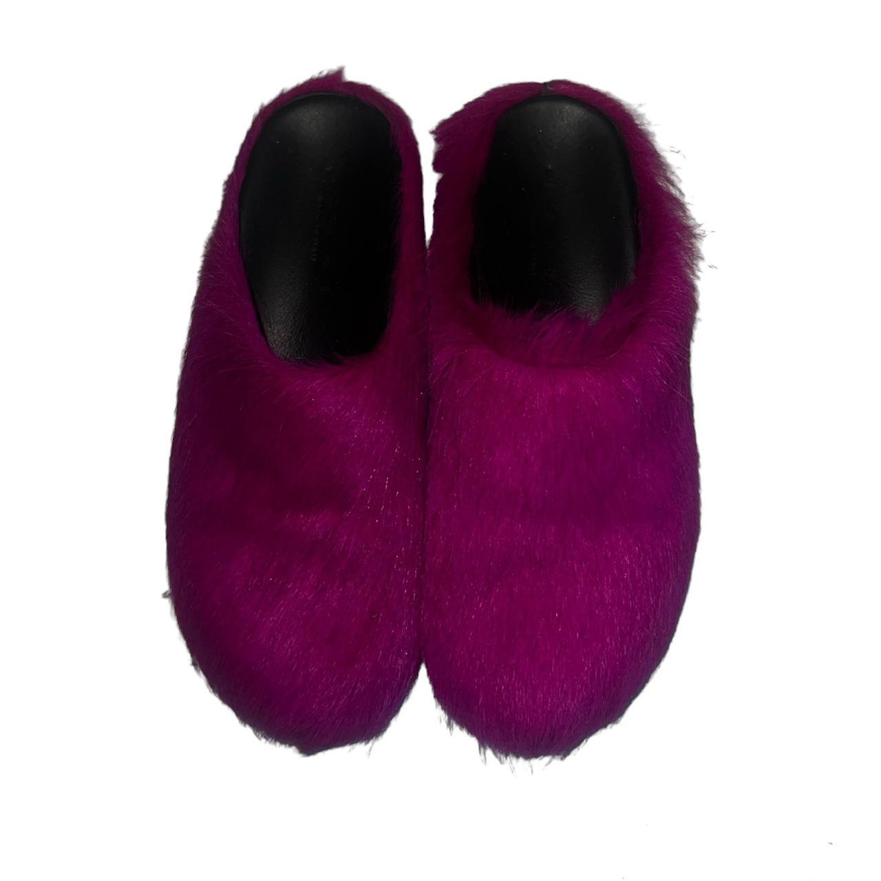 MARNI FUR LOAFERS PURCHASED OFF SSENSE SIZE 36 BOX... - Depop