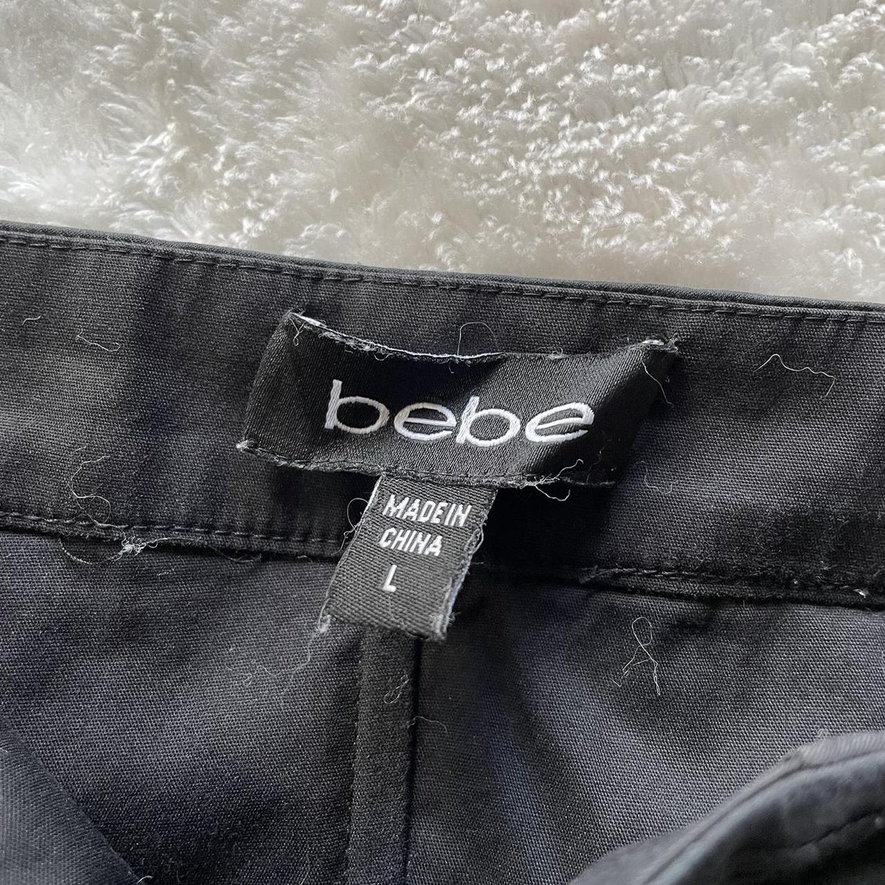 Black bebe Corset Ruched front and zipper closure on... - Depop