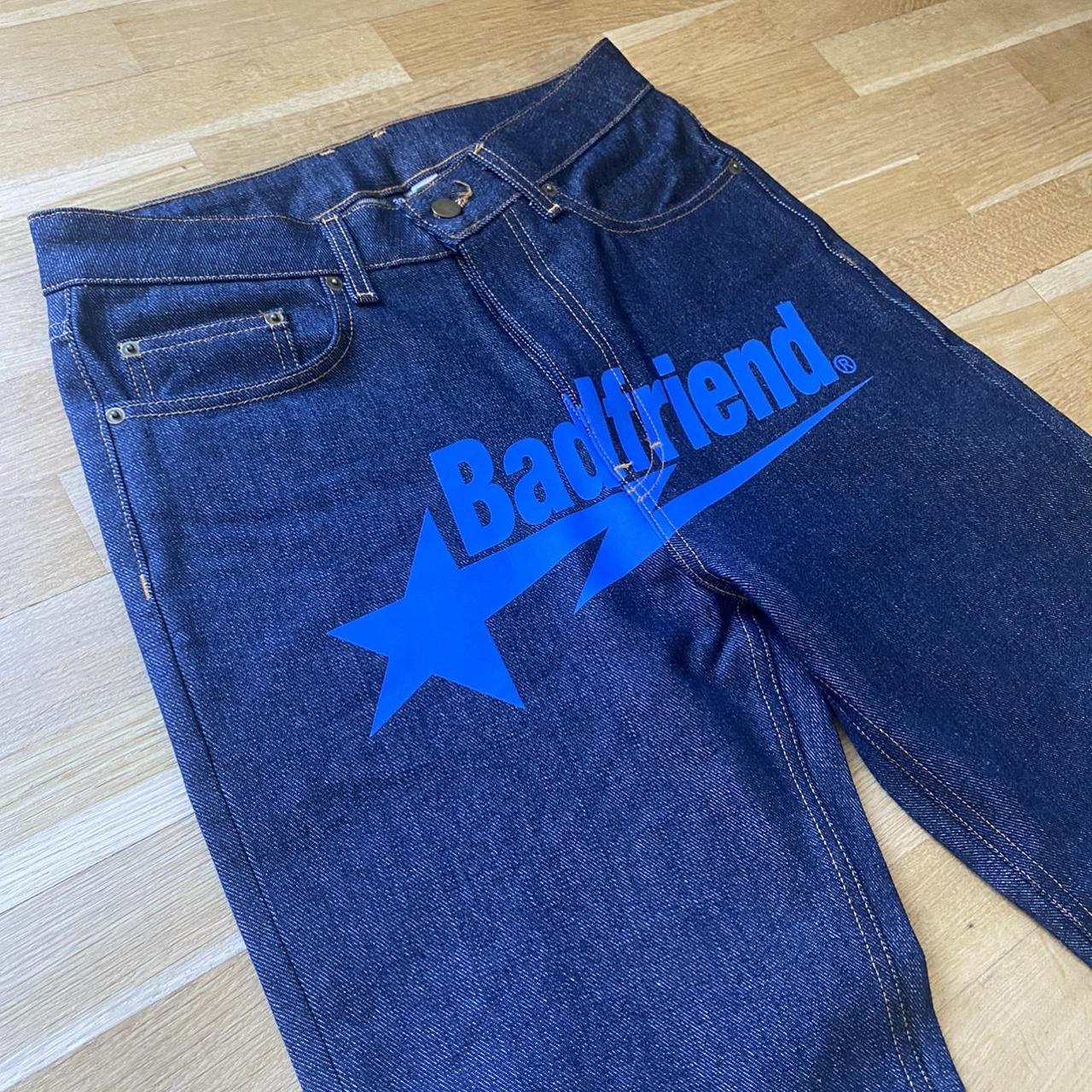 Badfriend Jeans Blue/indigo Deadstock, only tried... - Depop