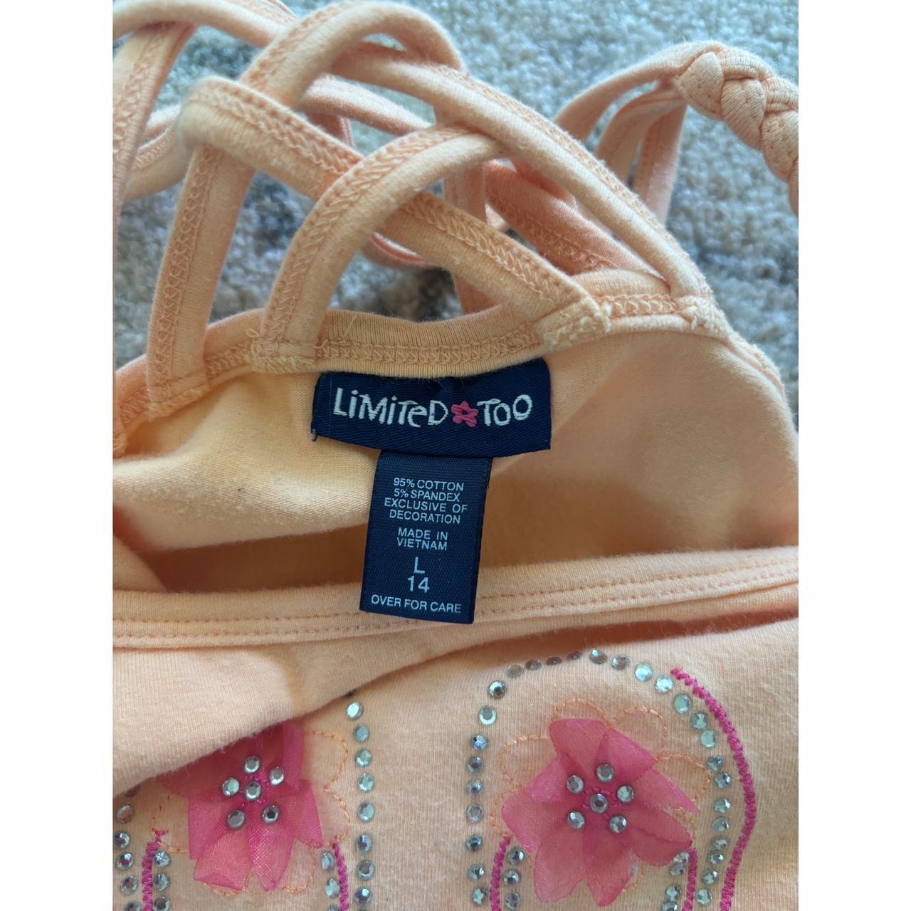 limited too tank top girls size 14/L ez fits size... - Depop