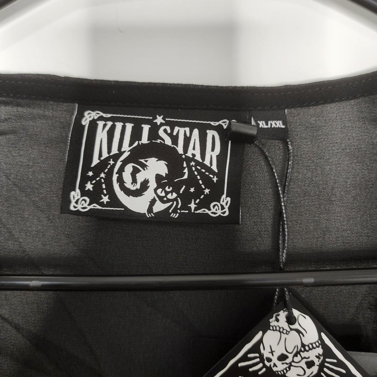 Killstar Krystal Kaftan Sold Out Black Goth Cover... - Depop
