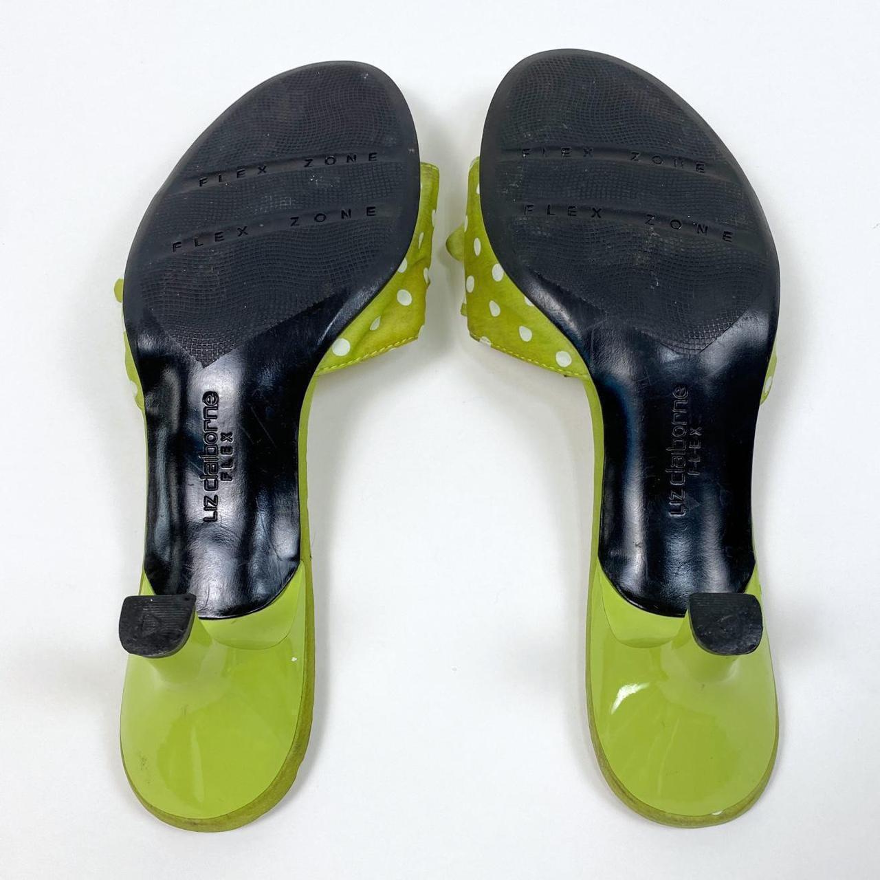 Vintage bowtie kitten heels 2000s 00s, lime green... | Depop