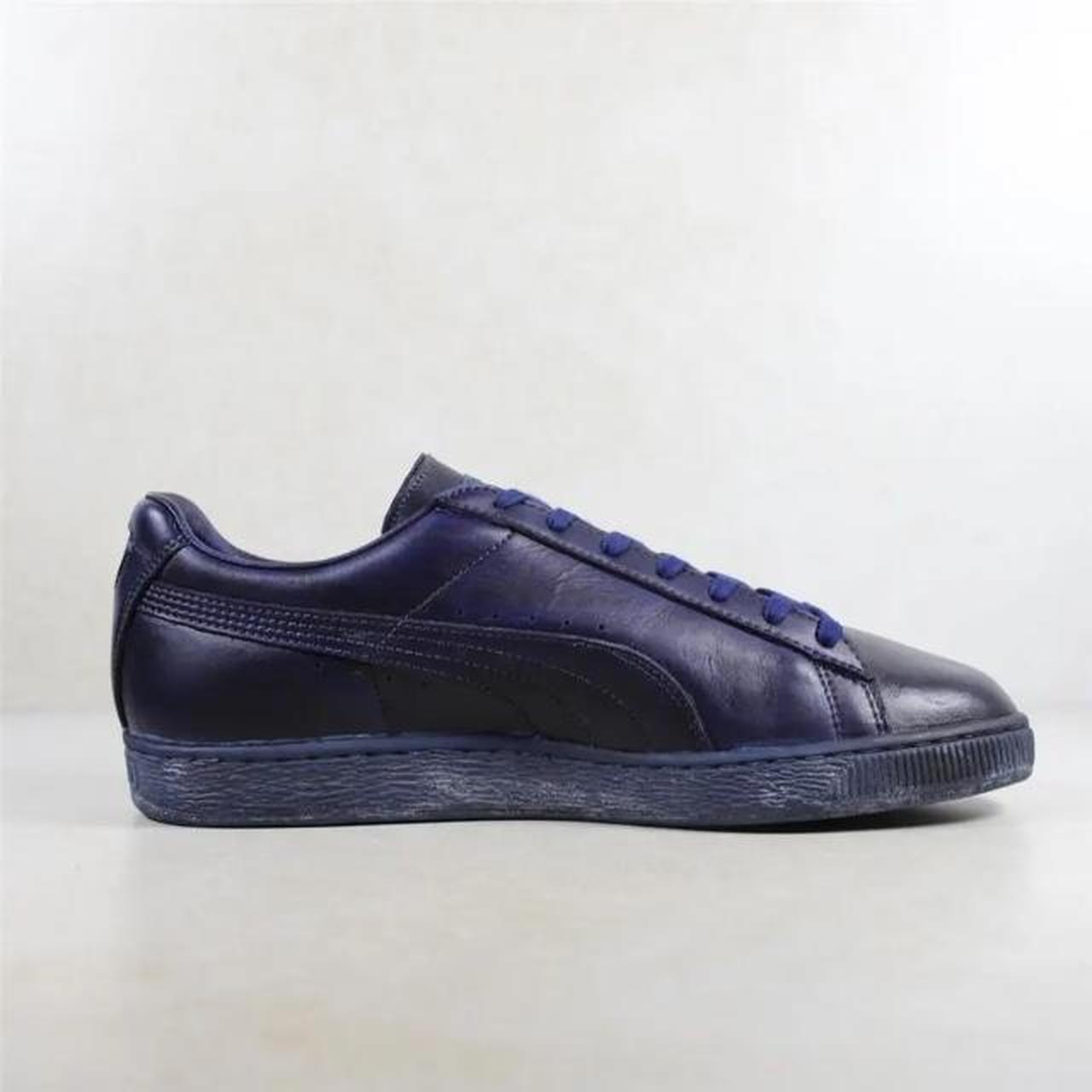 Puma Men's Blue and Black Trainers | Depop