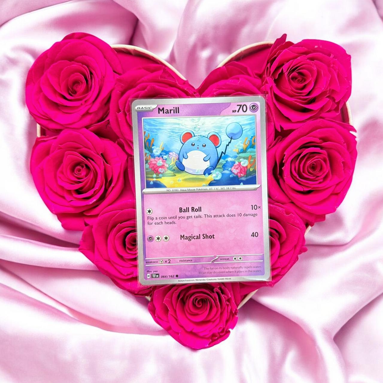 Marill 064/162 Pokemon Card TCG Shipped in sleeve... | Depop