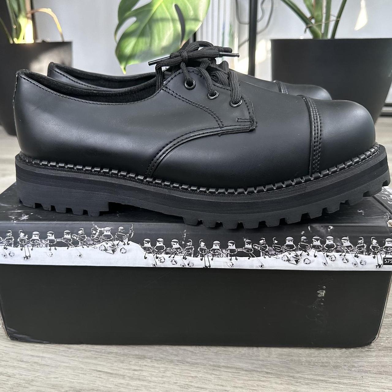 Riot 03 Demonias Steel toe, Vegan Leather Brand... - Depop