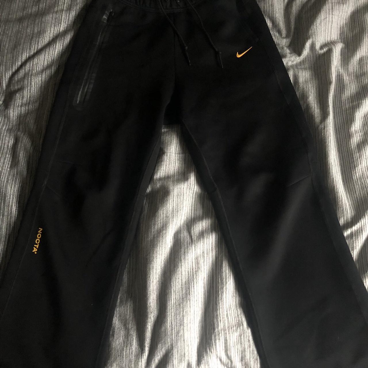 Nike x Nocta tech fleece joggers black, size small,... - Depop