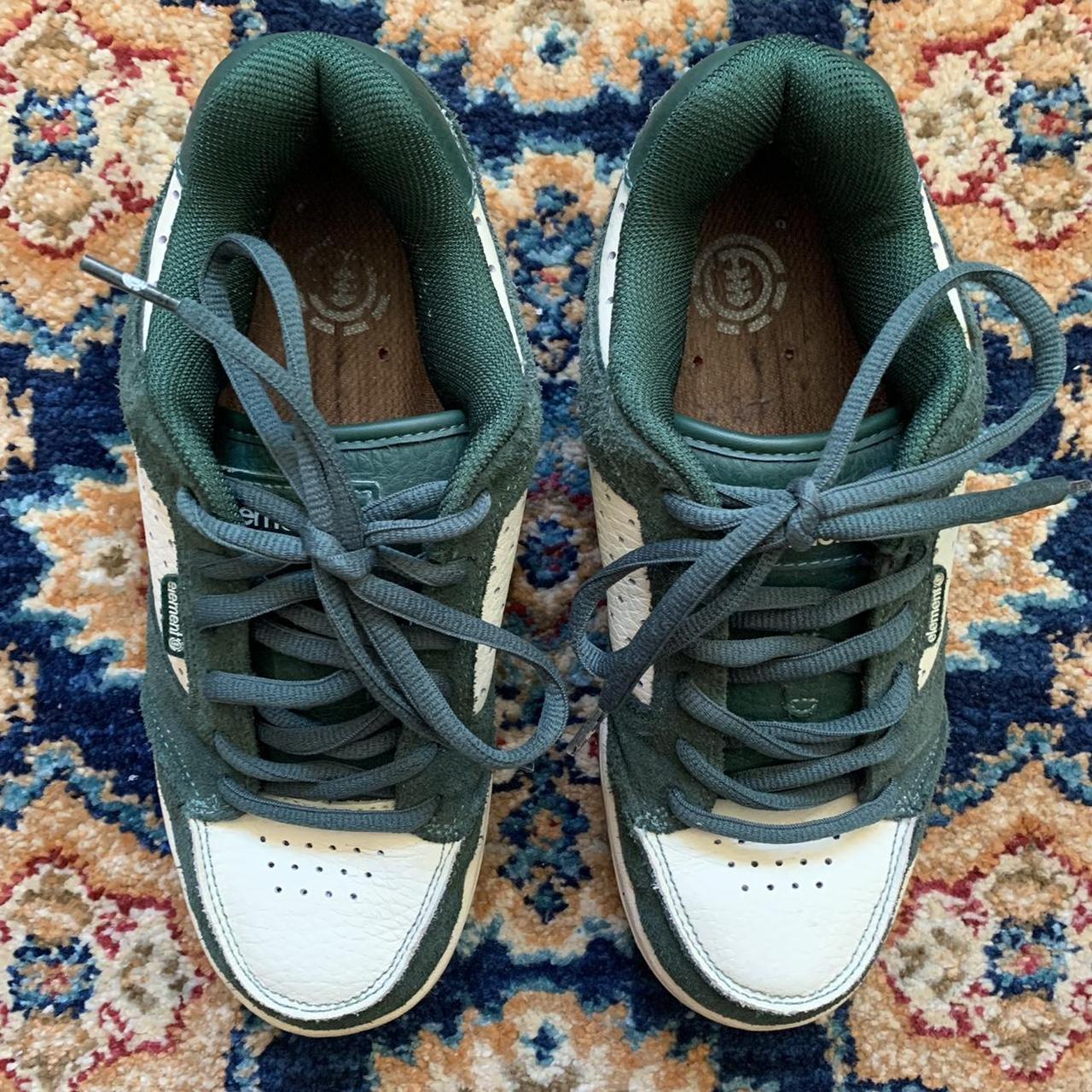 Green/Cream Element Skater Shoes ★ Details ☆... - Depop