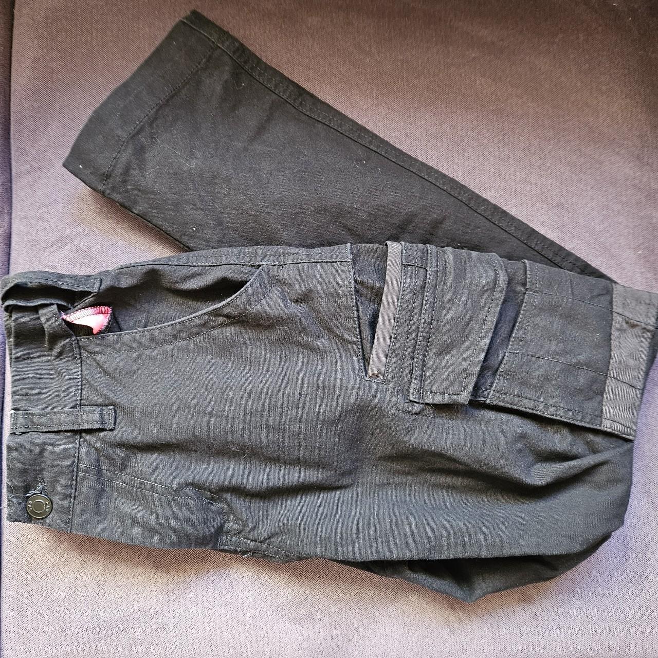 Bad workwear 925 pants Black Size 8 Stretchy,... | Depop