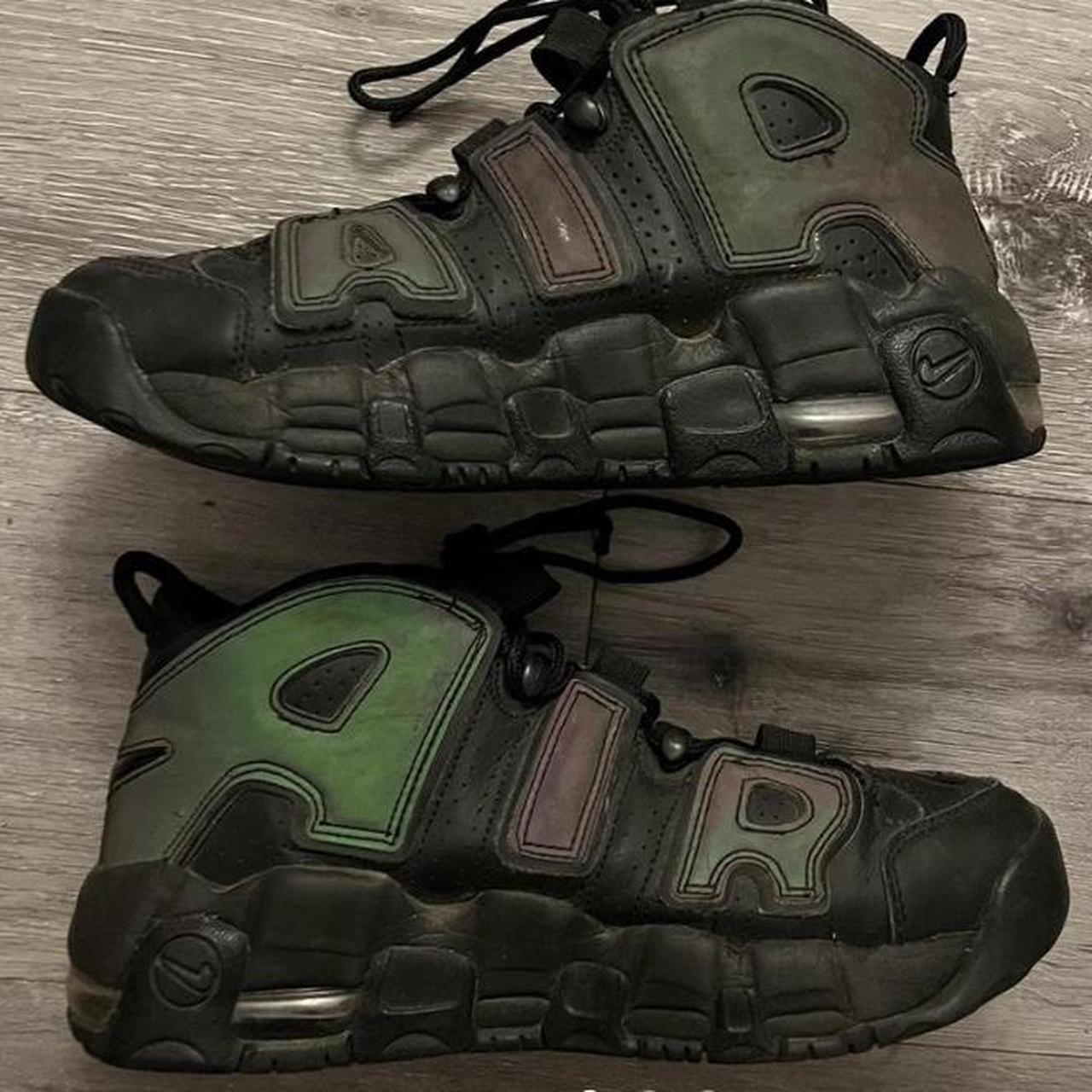 The coolest reflective Nike air uptempo... - Depop