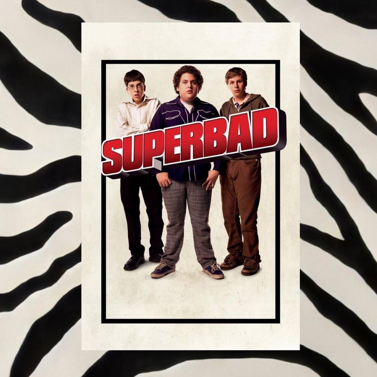 SUPERBAD A4 POSTER -printed on high quality glossy... - Depop