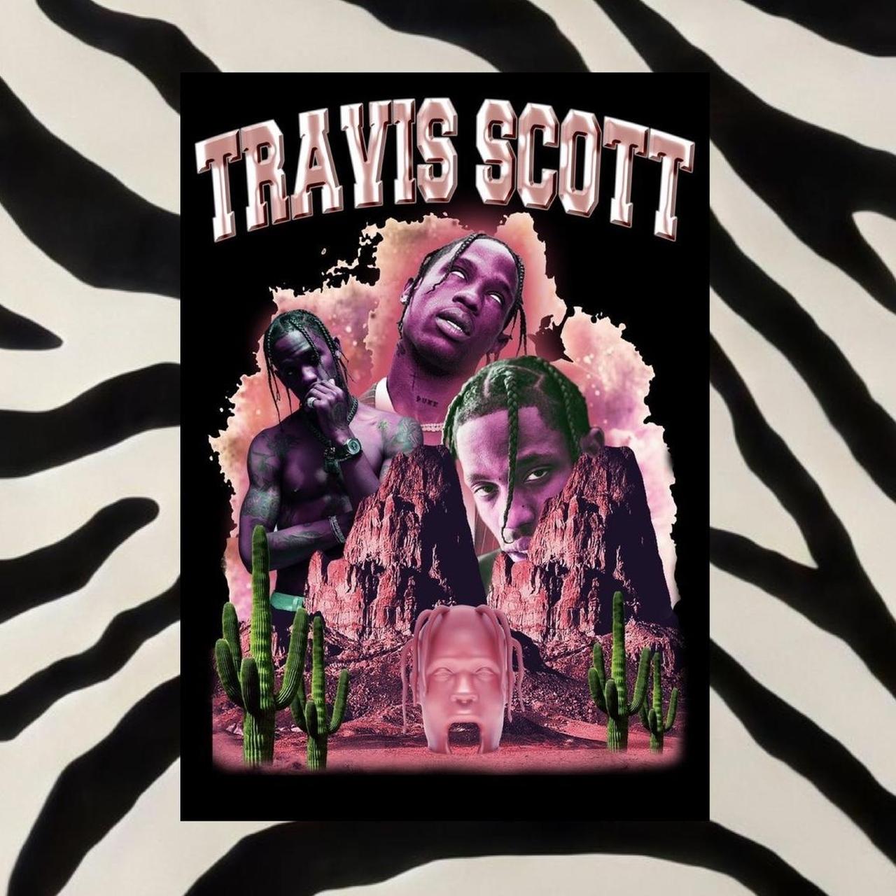 TRAVIS SCOTT A4 POSTER -printed on high quality... - Depop