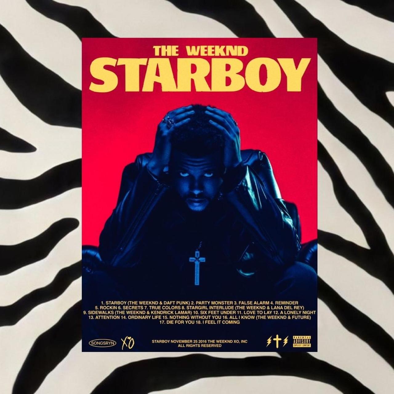 THE WEEKND A4 POSTER -printed on high quality... - Depop