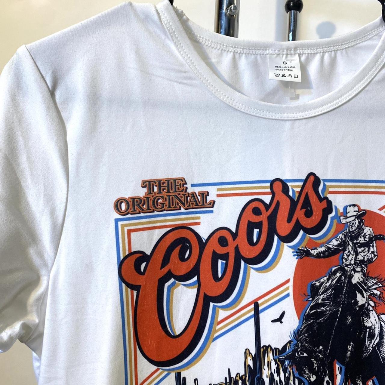 Cute coots cowboy tee Size small Small mark on the... - Depop