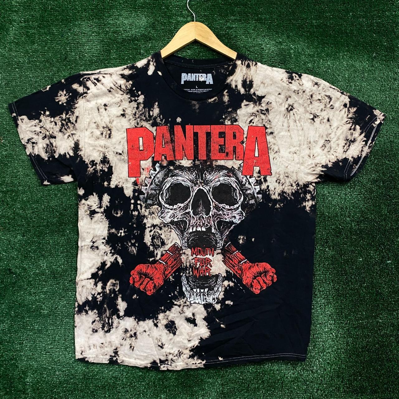 Pantera Mouth For War Heavy Metal Bleach Wash... - Depop