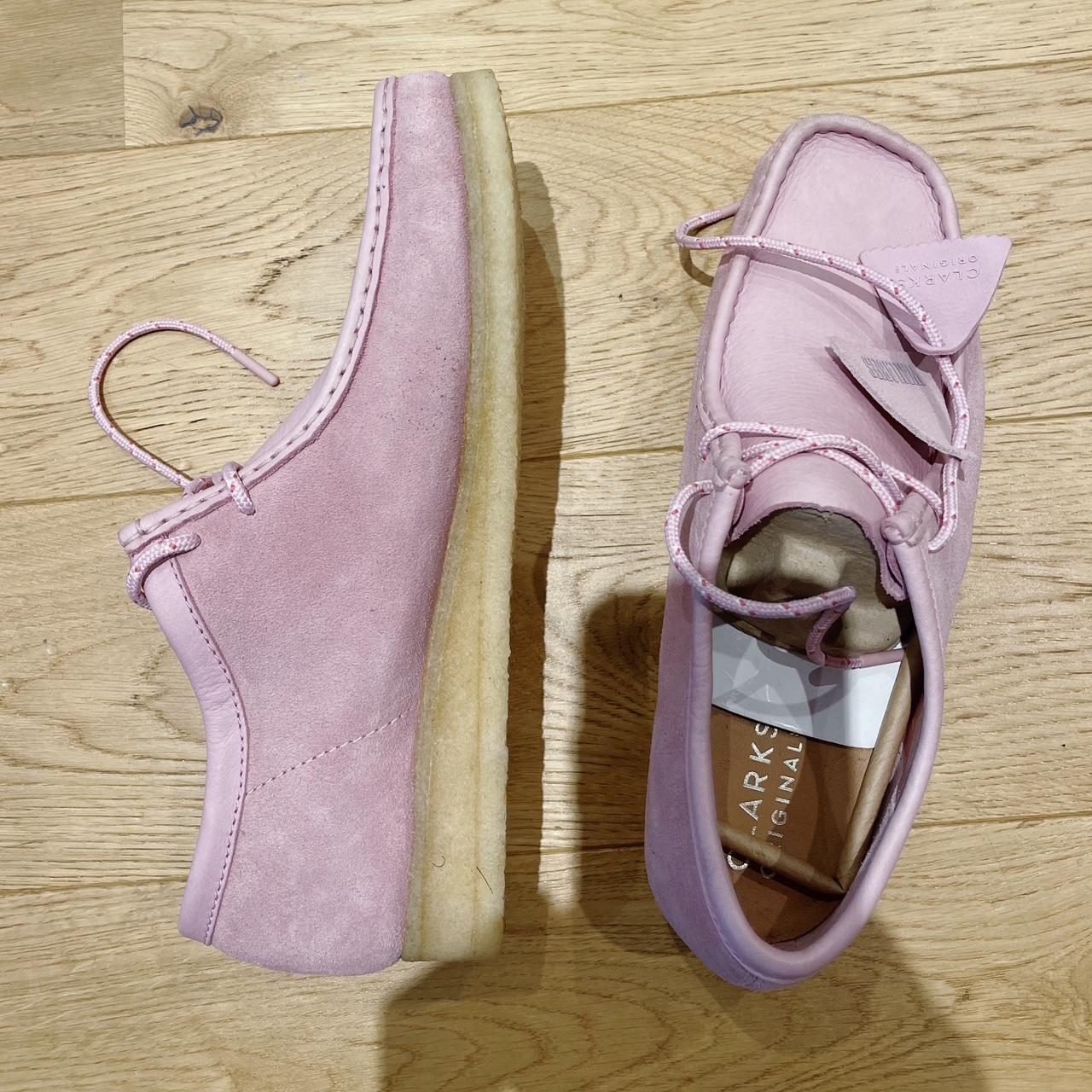 Clarks Originals Wallabees 11 UK Pink New, never... - Depop