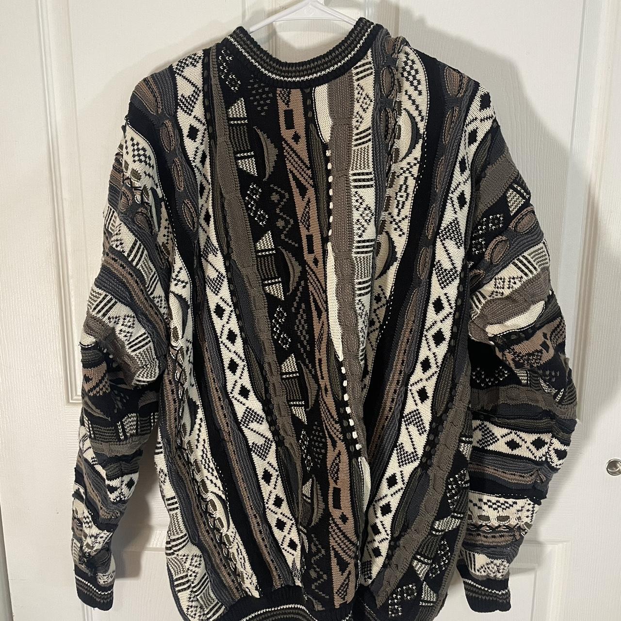 Men’s Coogi inspired sweater Vintage Cotton Trader XL - Depop