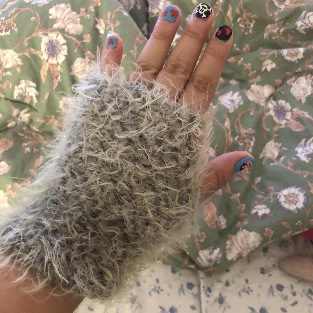 fuzzy gloves #depop #depopseller #gloves... - Depop