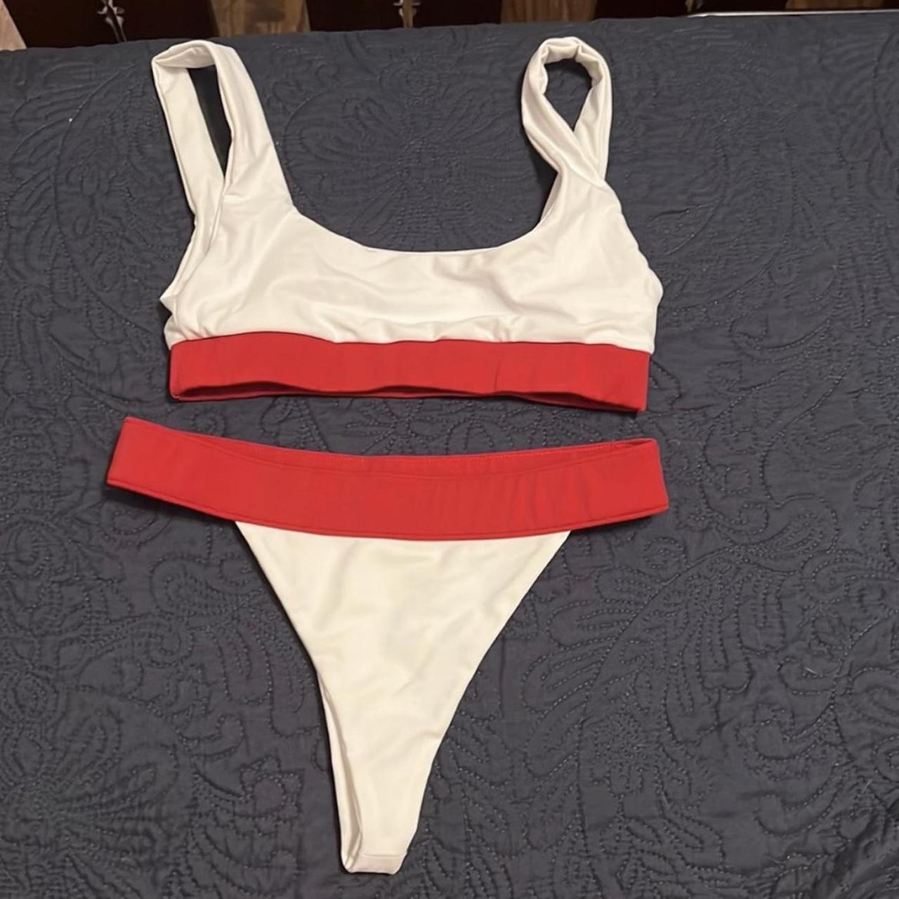 BAMBA swim set Top & Bottom size small. Perfect... - Depop
