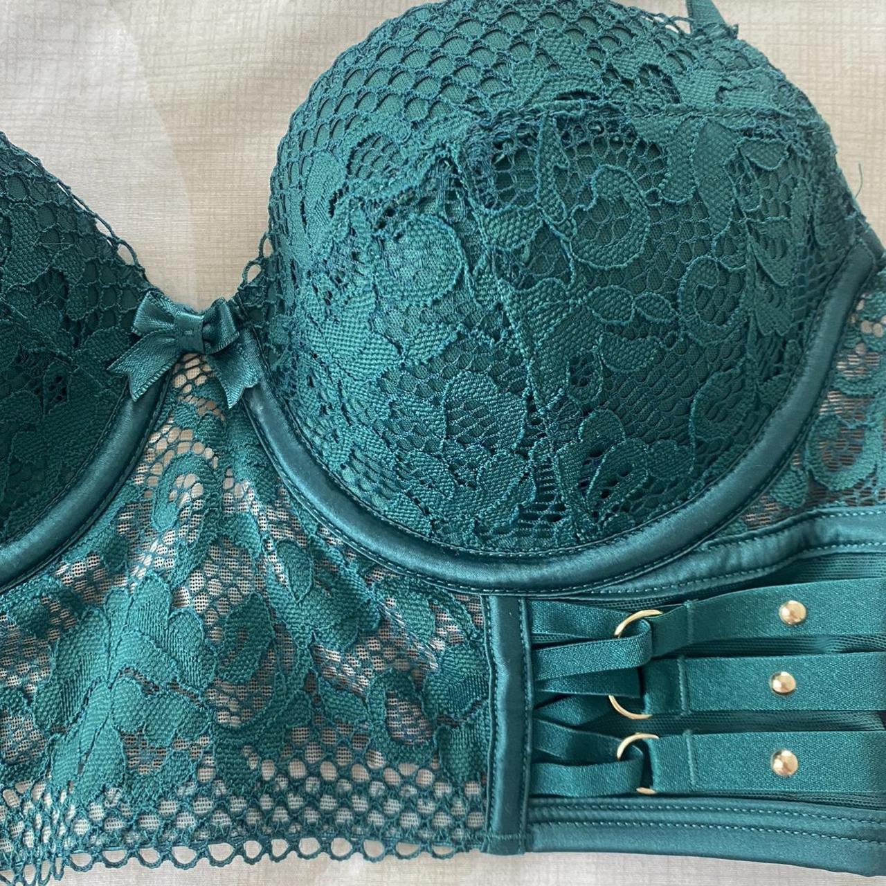 Women's Green Bra | Depop
