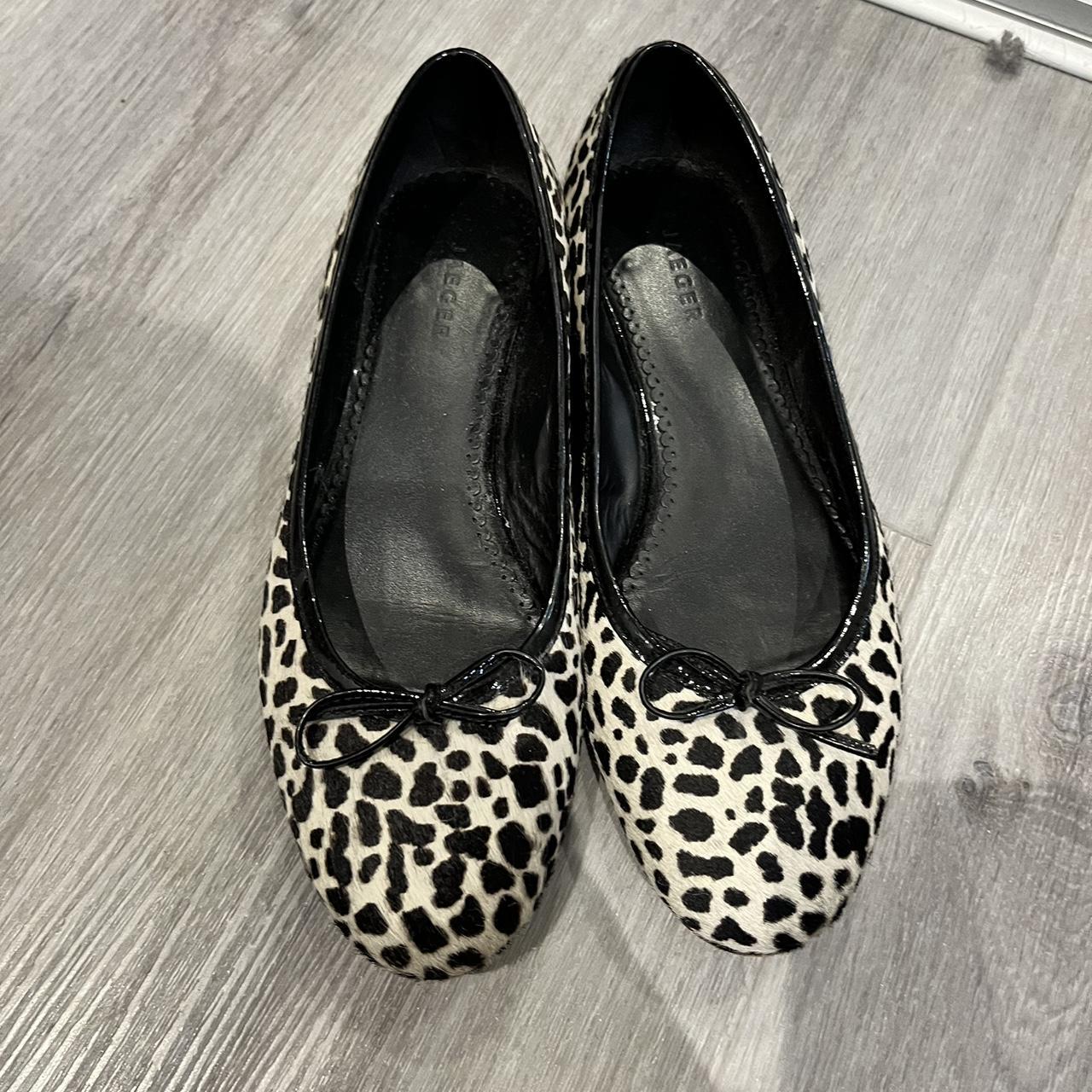 Jaeger leopard print ballet flats / pumps / shoes.... - Depop