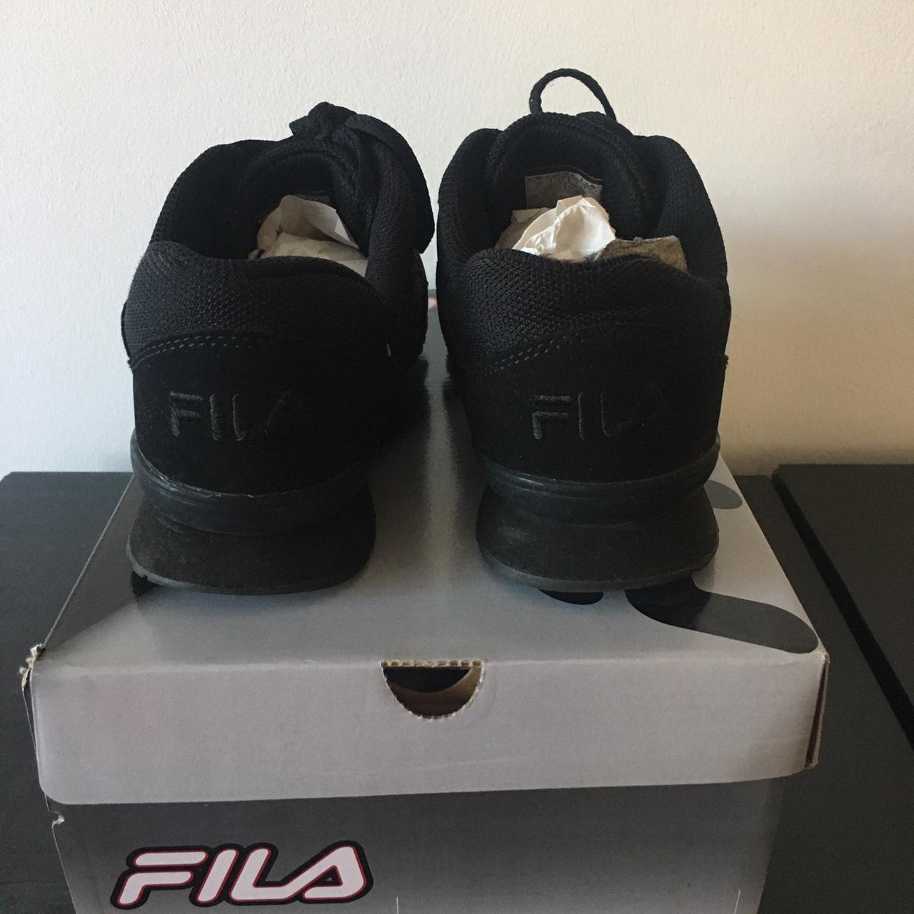 Fila Cress Knit Men’s Black Trainers There are a... | Depop