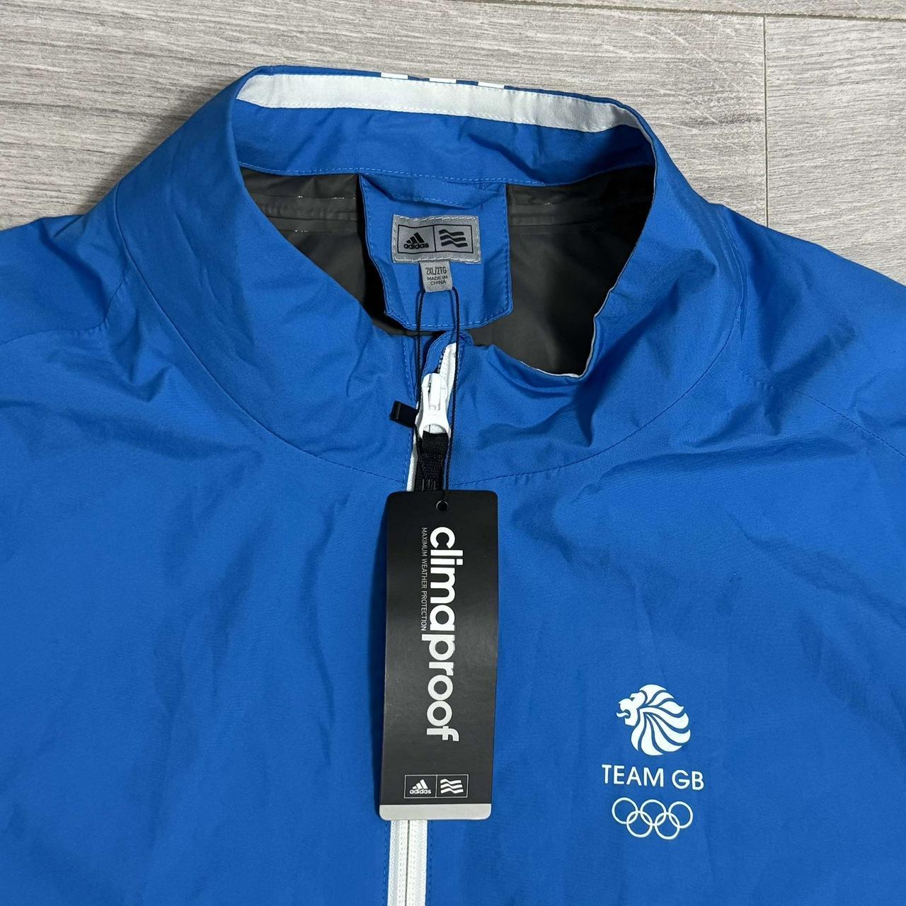 Blue & Grey Adidas Olympic Games Team GB Jacket... | Depop