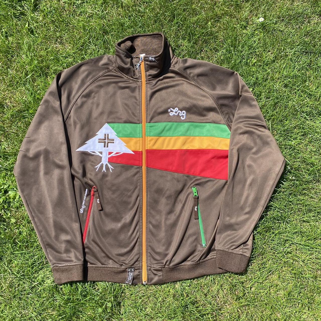 LRG Rasta Jamaica jacket Very rare limited drop... - Depop