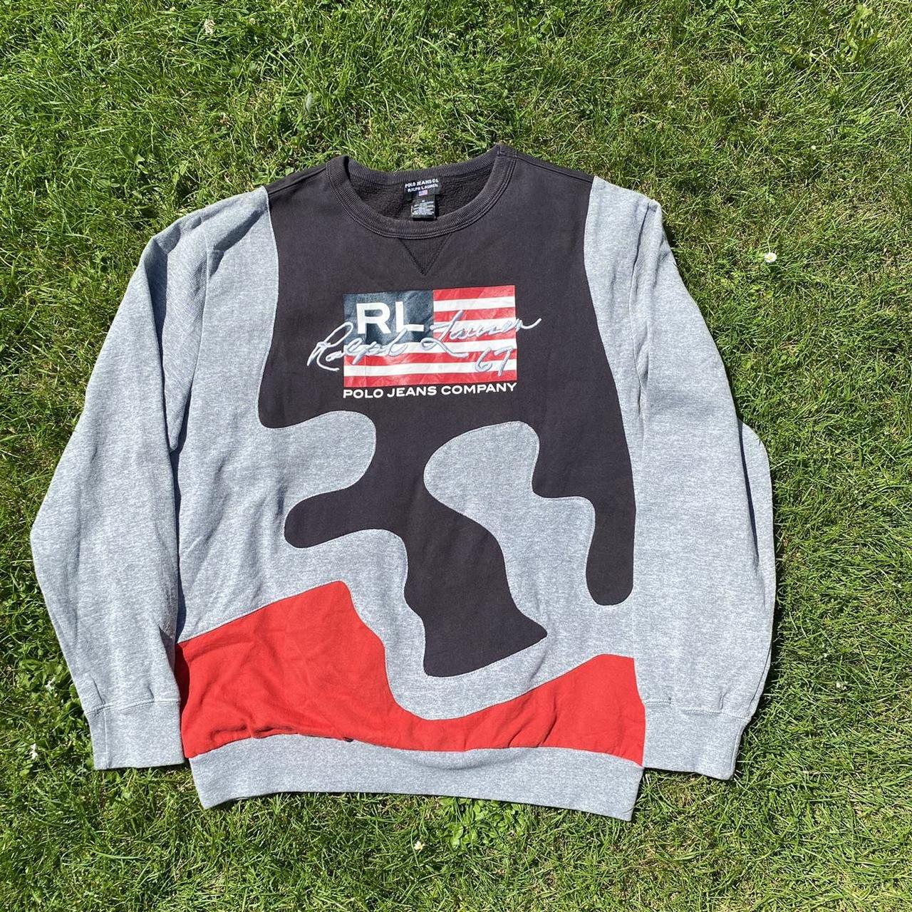 Polo Ralph Lauren hand made reworked jumper Size -... - Depop