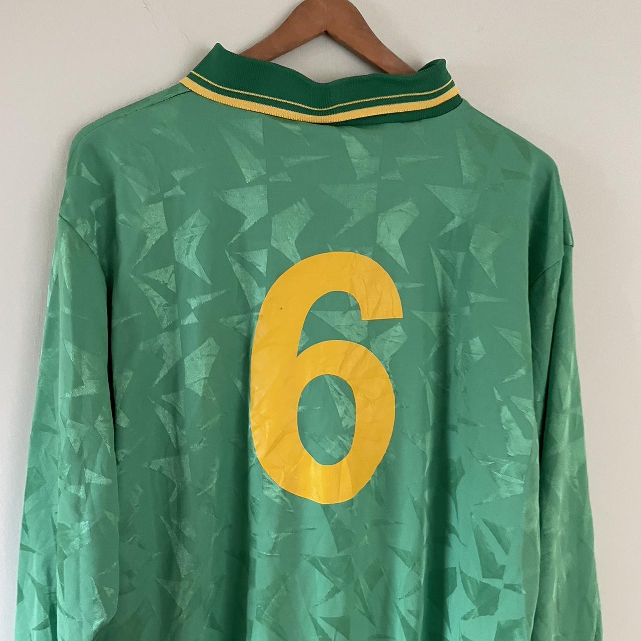 Vintage green football shirt Size large - Depop