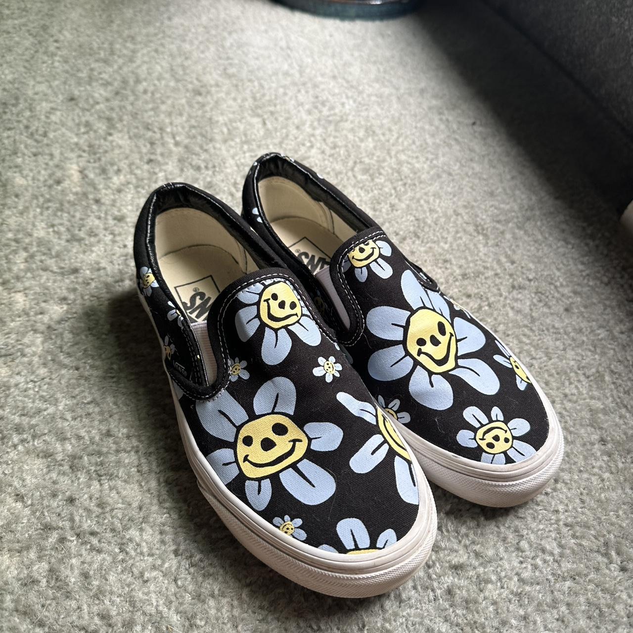 Smiley Face Vans - Depop