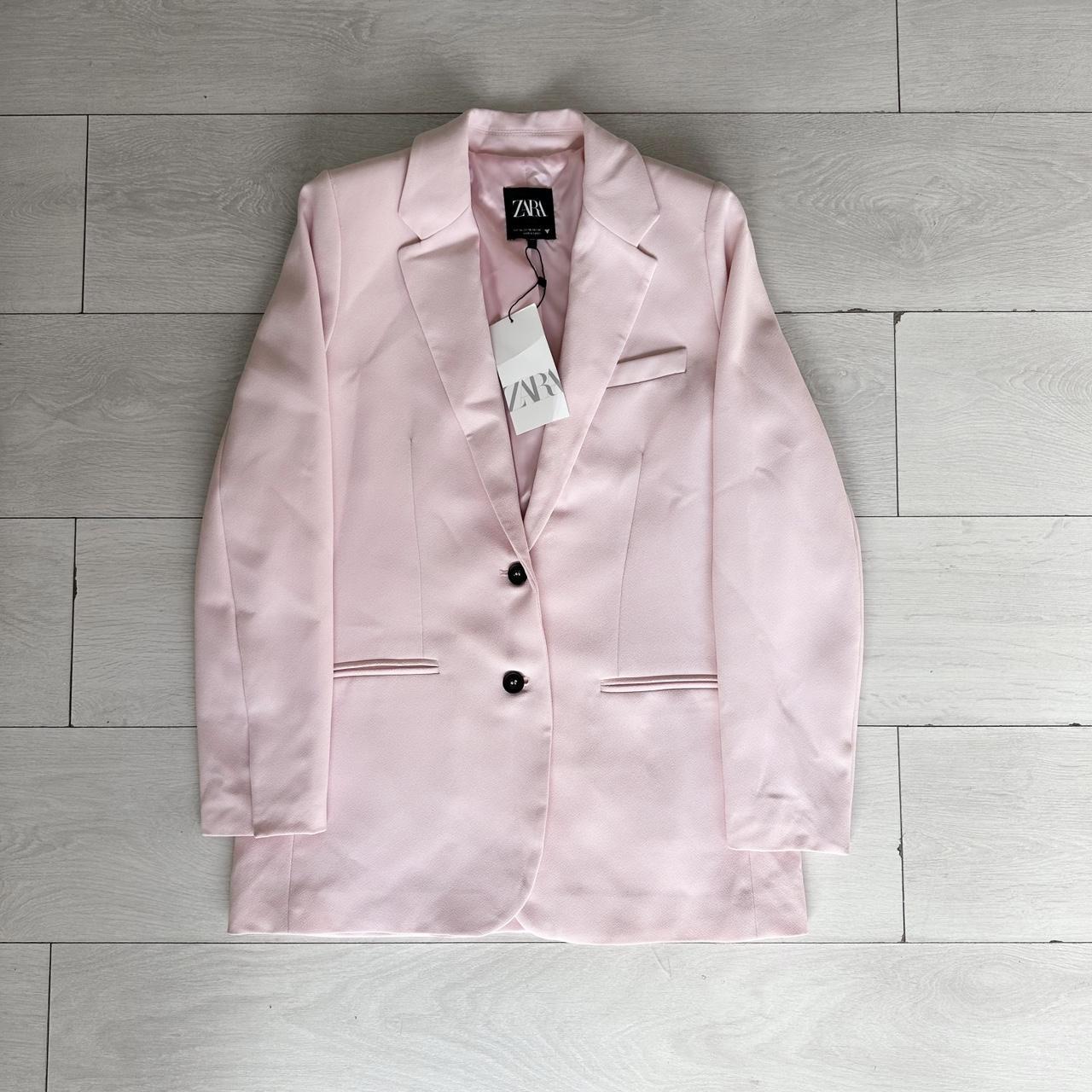 Zara baby pink blazer Size XS New with tags Sold... - Depop