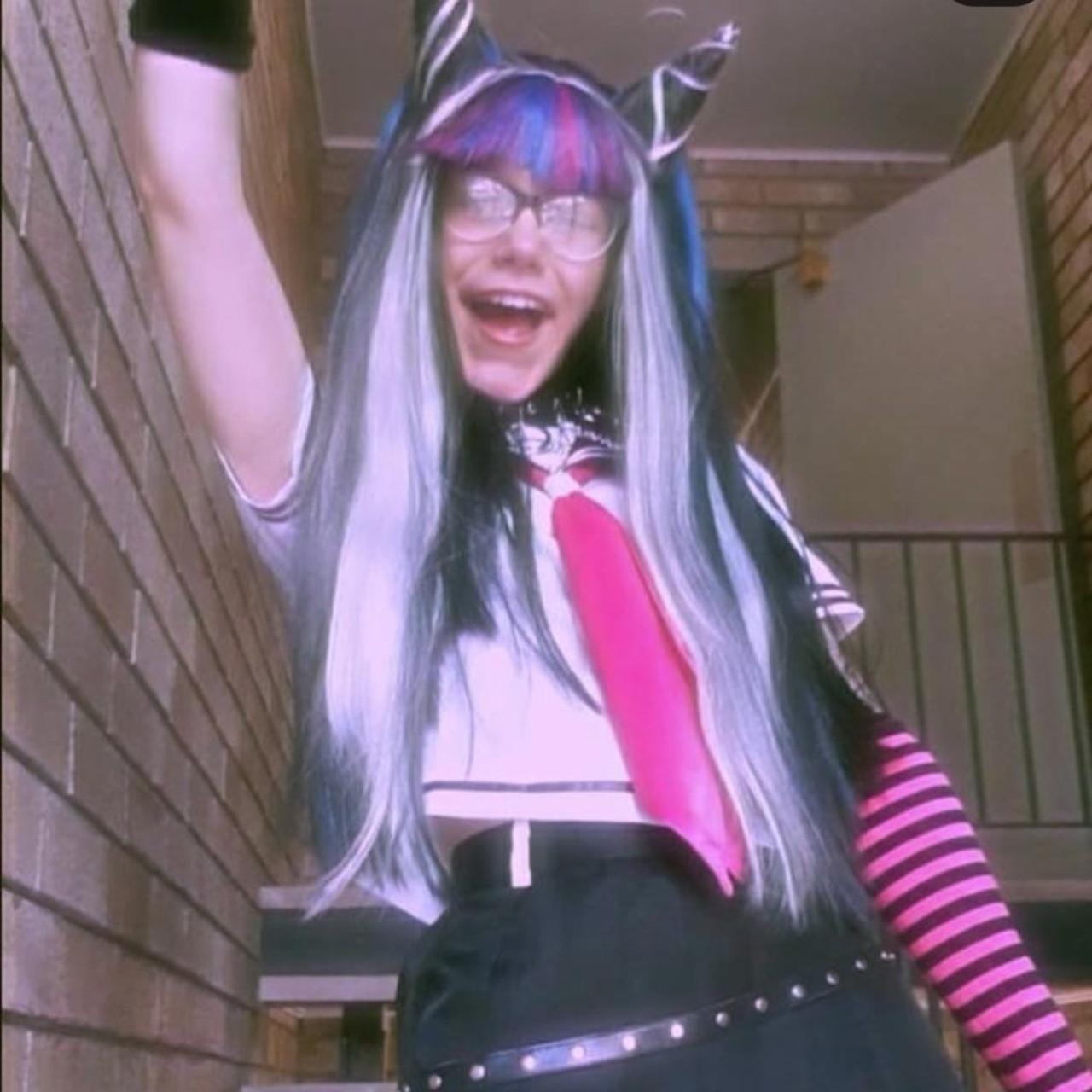 ibuki mioda sdr2 styled wig I commissioned, og price... - Depop