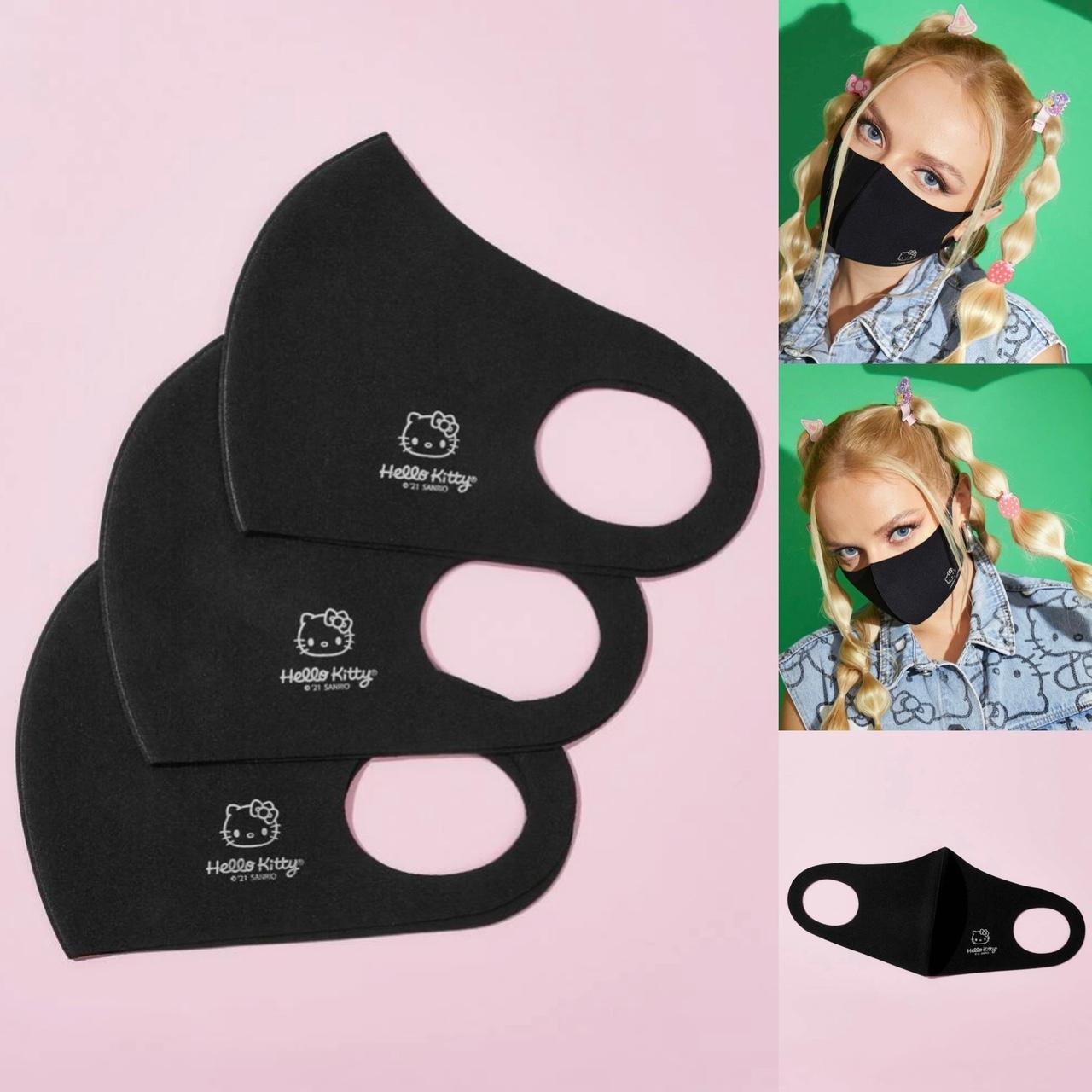 SHEIN Black and White Face-masks | Depop