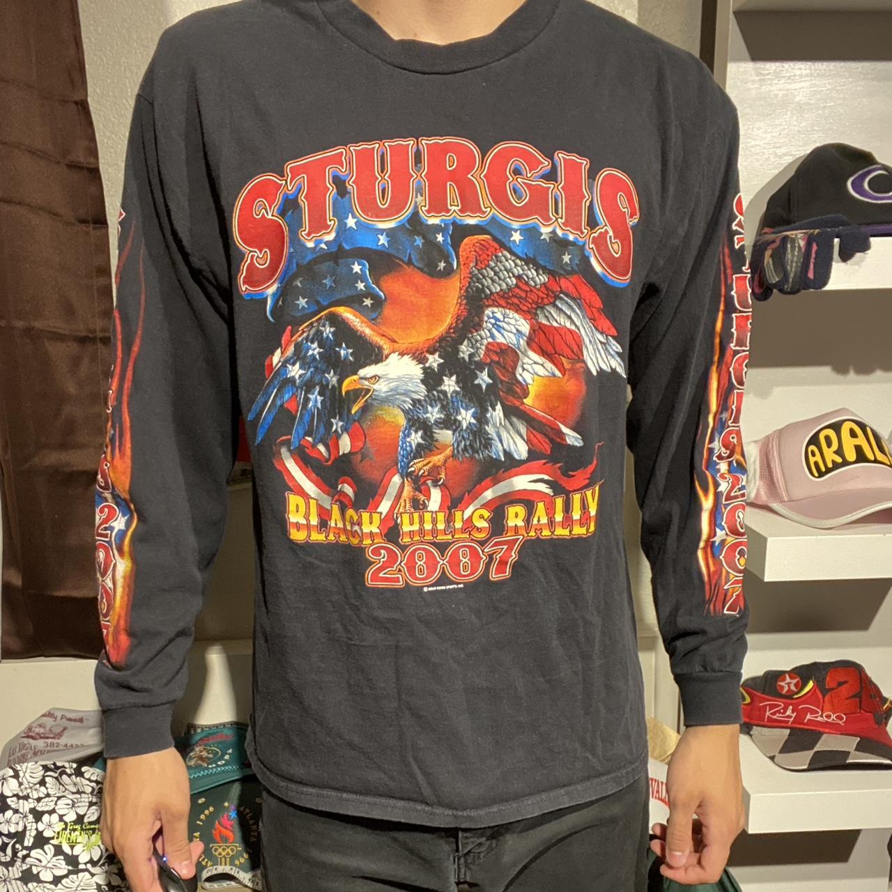 Y2k 2007 sturgis black hill rally choppers... - Depop