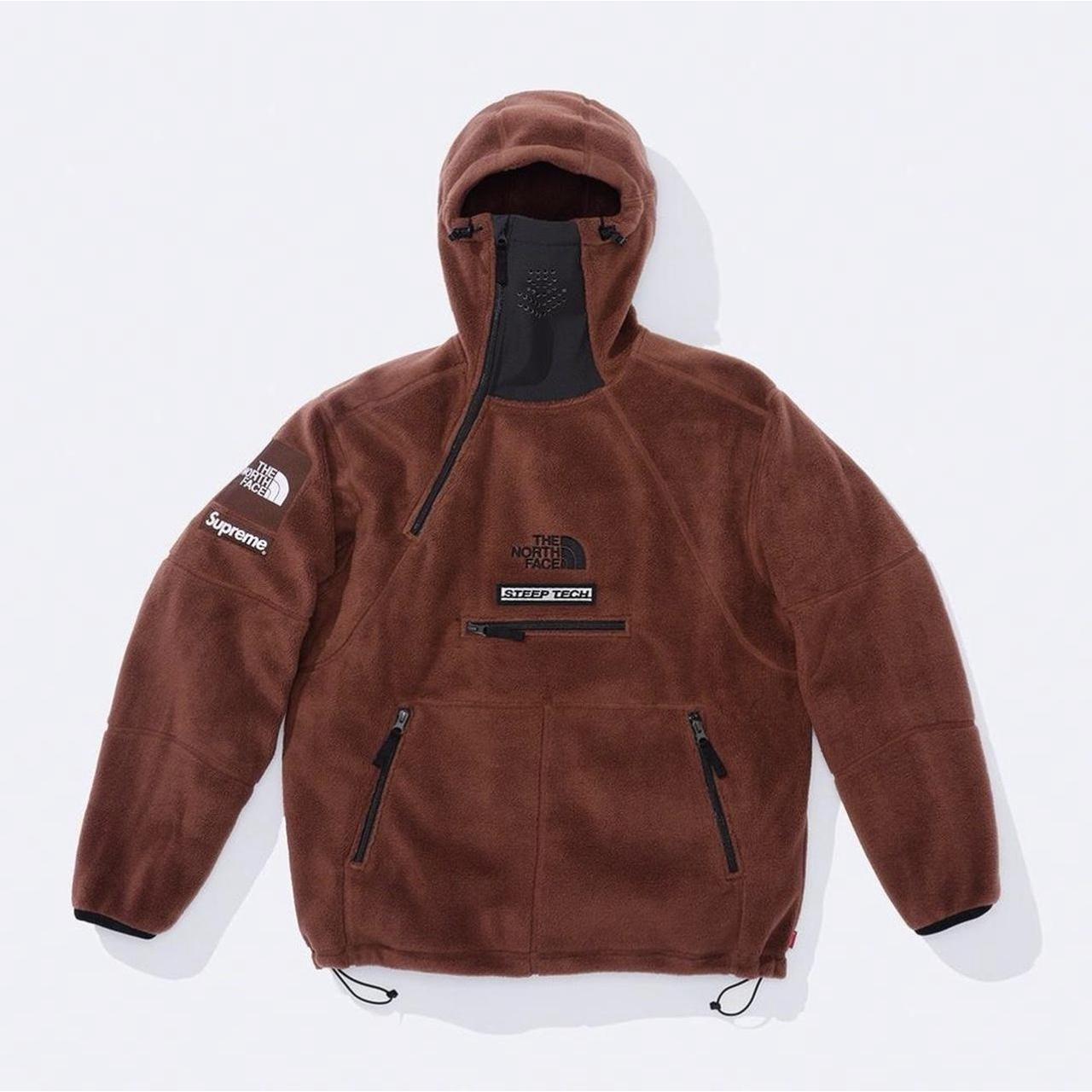 Supreme/The North Face Steep Tech Fleece Pullover... - Depop