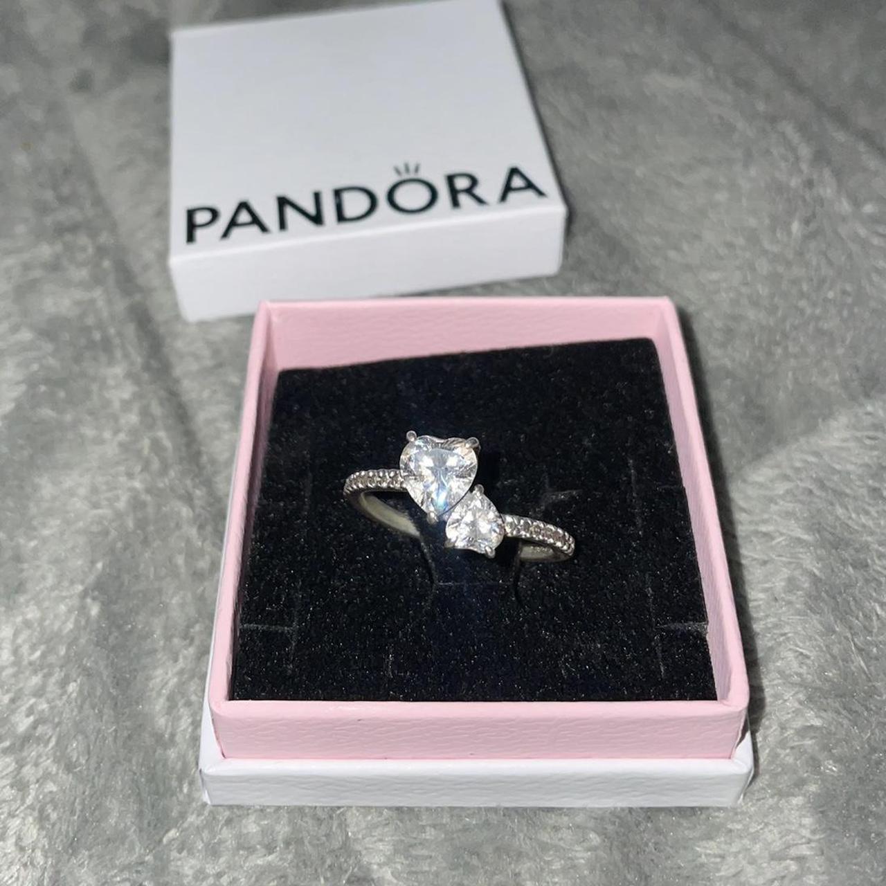Genuine Pandora ring comes with box Size... - Depop