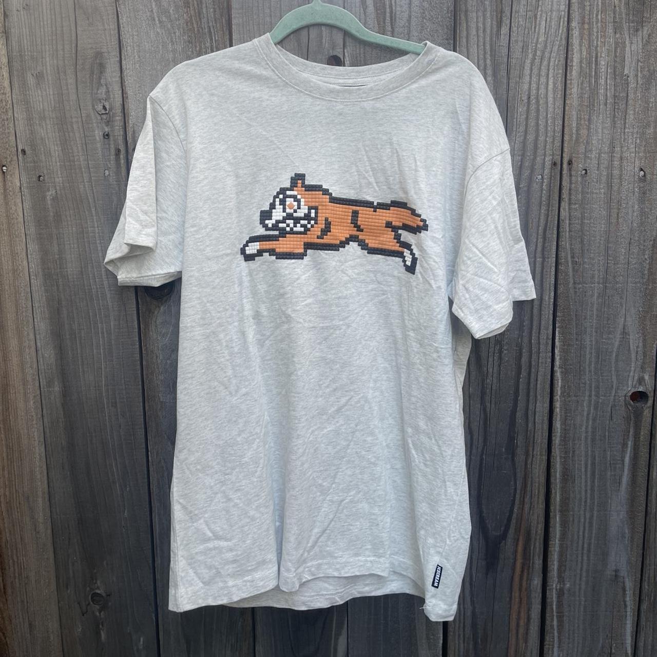 Ice Cream Pixelated Running Dog T-Shirt Size Large... - Depop