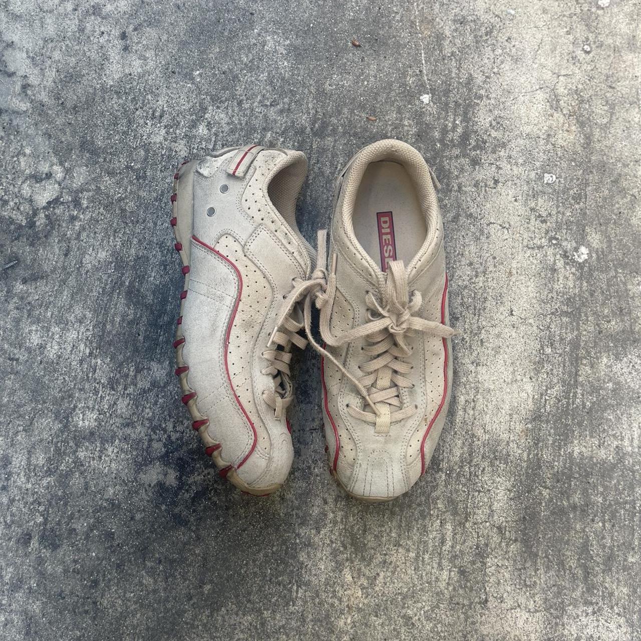 Vintage Diesel Y2K Sneakers Size 7 (Women) In ok... - Depop