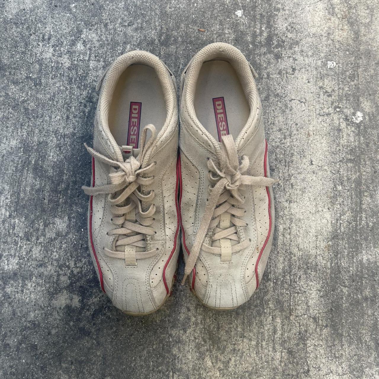 Vintage Diesel Y2K Sneakers Size 7 (Women) In ok... - Depop