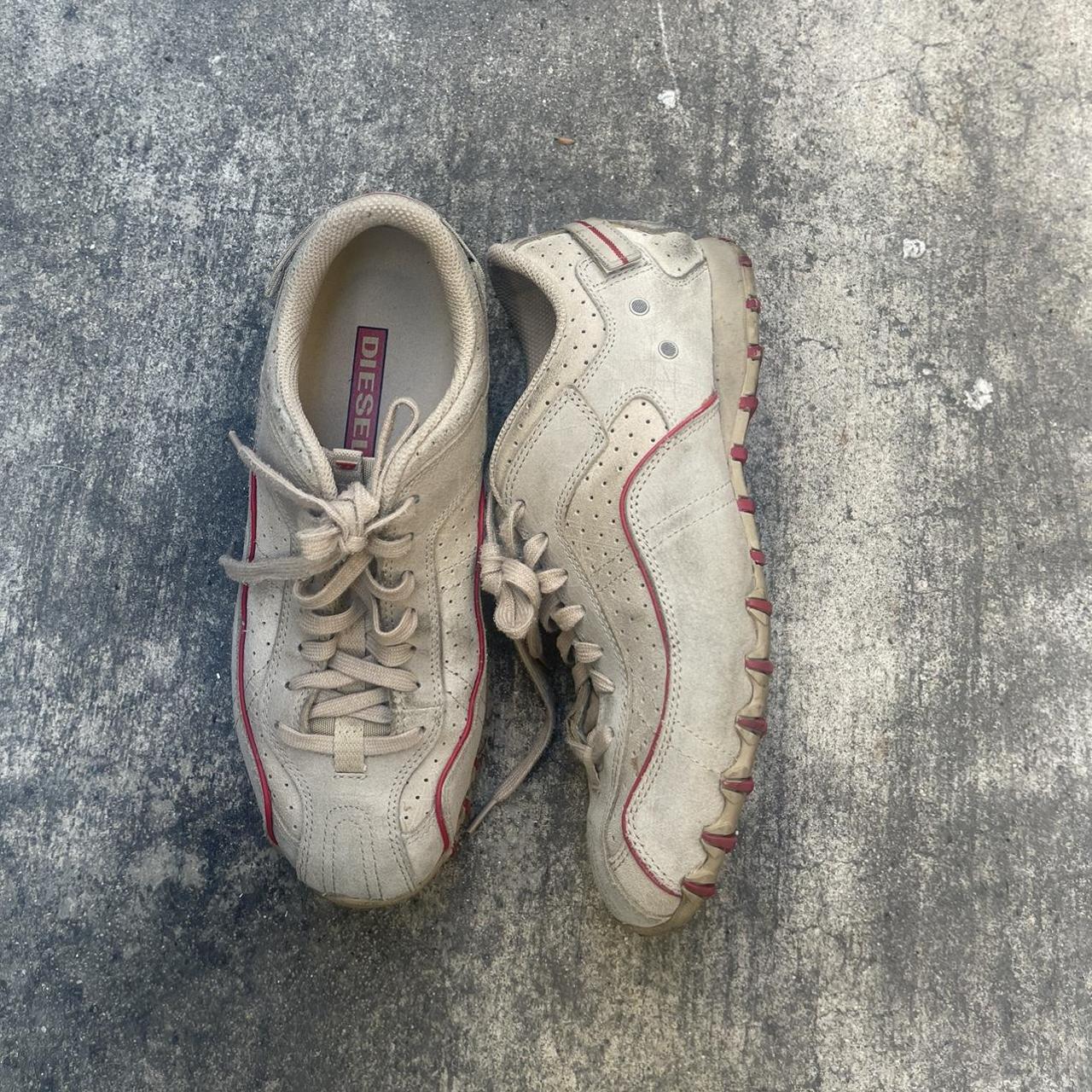 Vintage Diesel Y2K Sneakers Size 7 (Women) In ok... - Depop