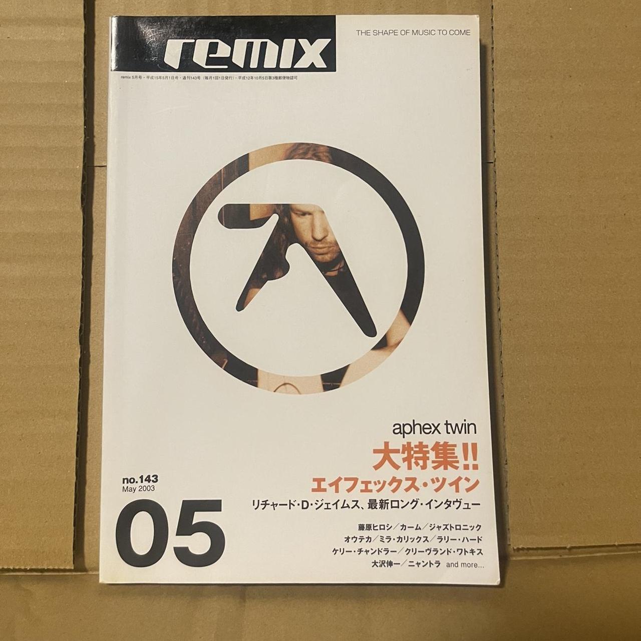 Vintage Japanese Remix Magazine Aphex Twin Issue May... - Depop