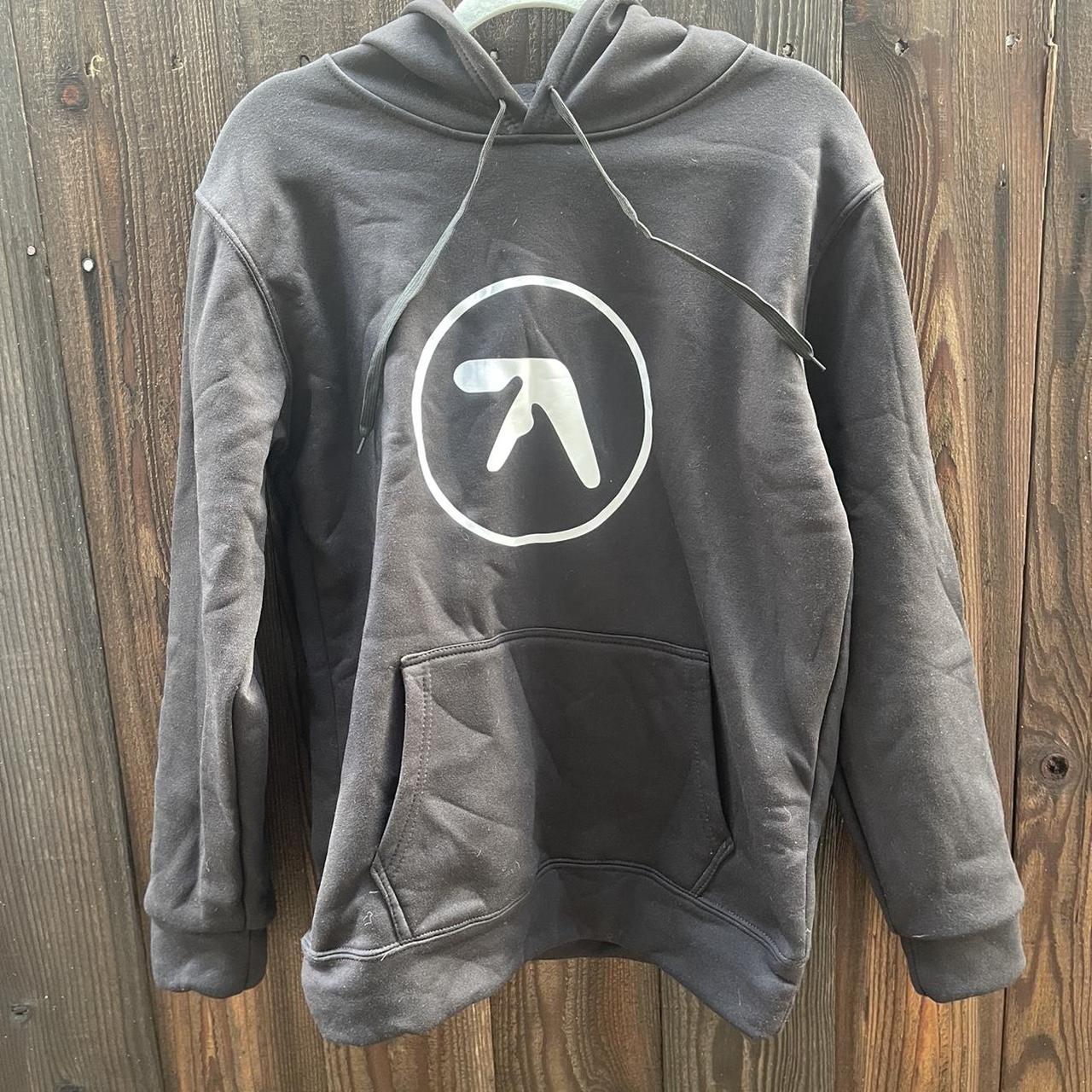 Aphex Twin Logo Hoodie Size Large In excellent... - Depop