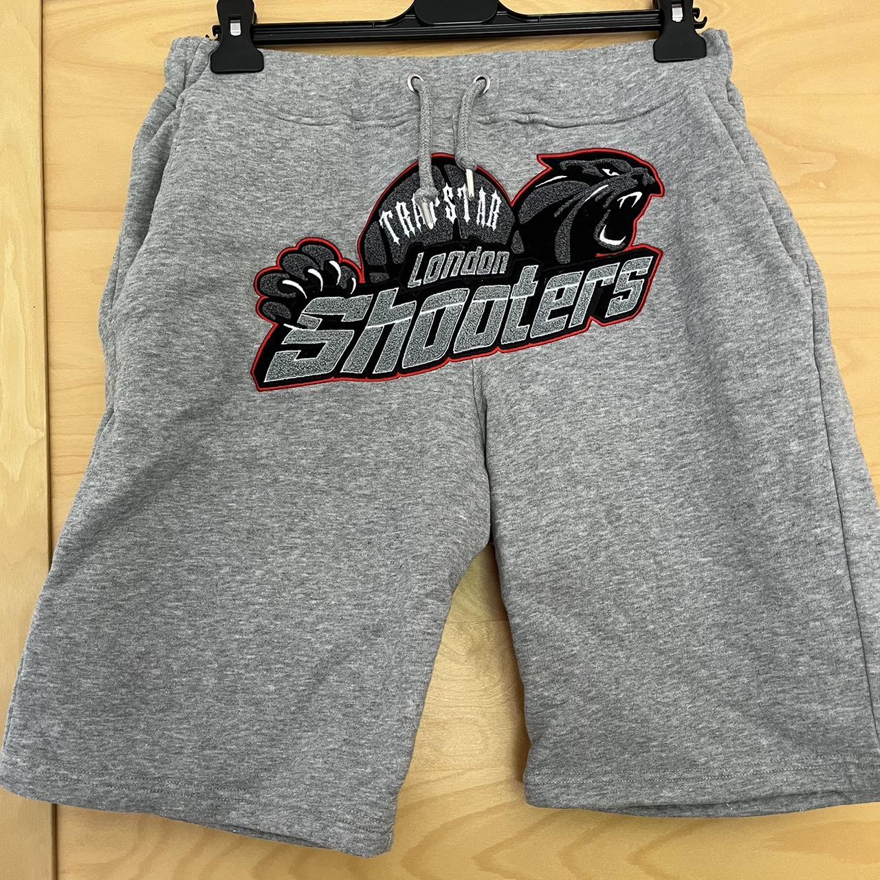 Trapstar shooters shorts Grey Size: medium Please... - Depop