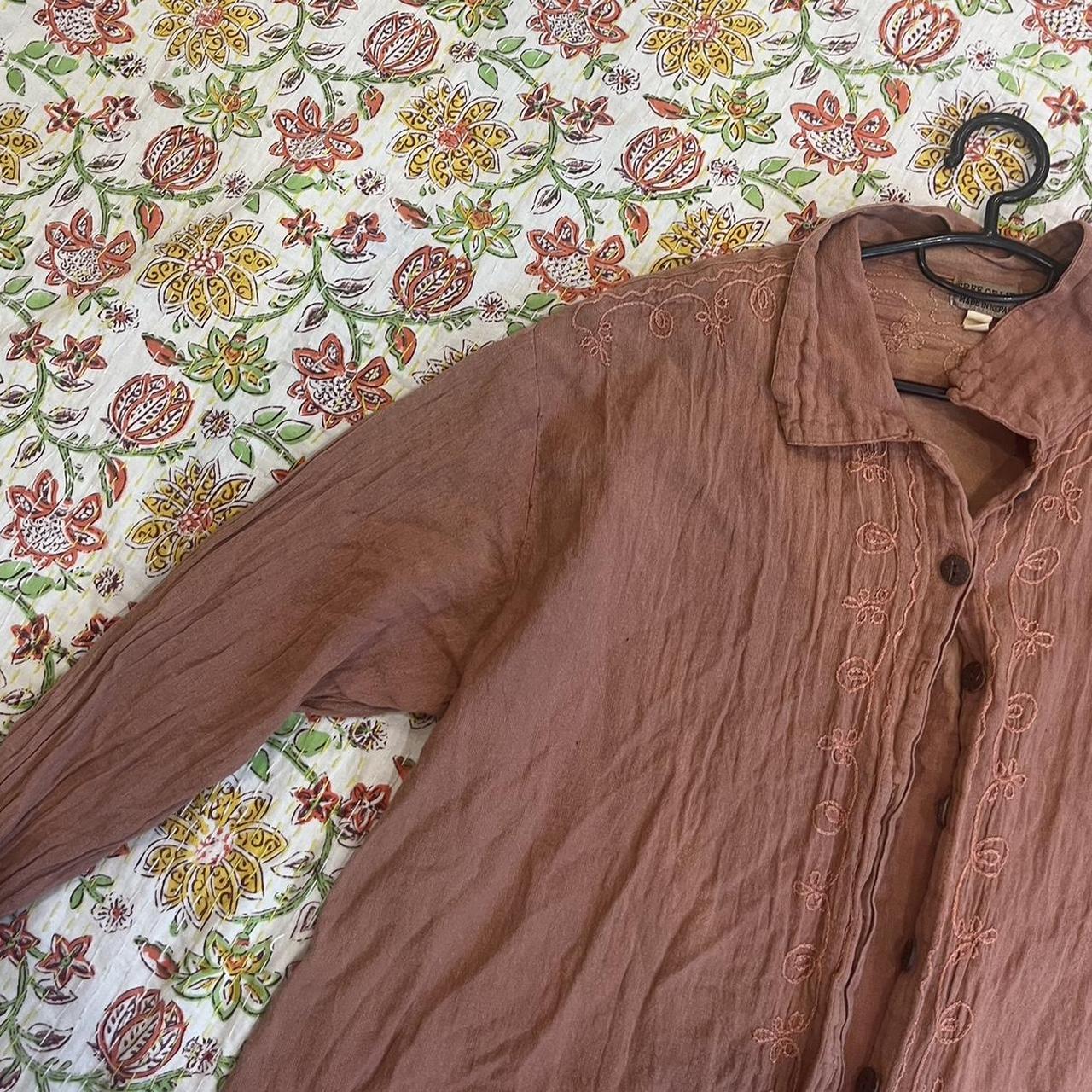 Beautiful Burnt Orange Button Up 🧡 Depop