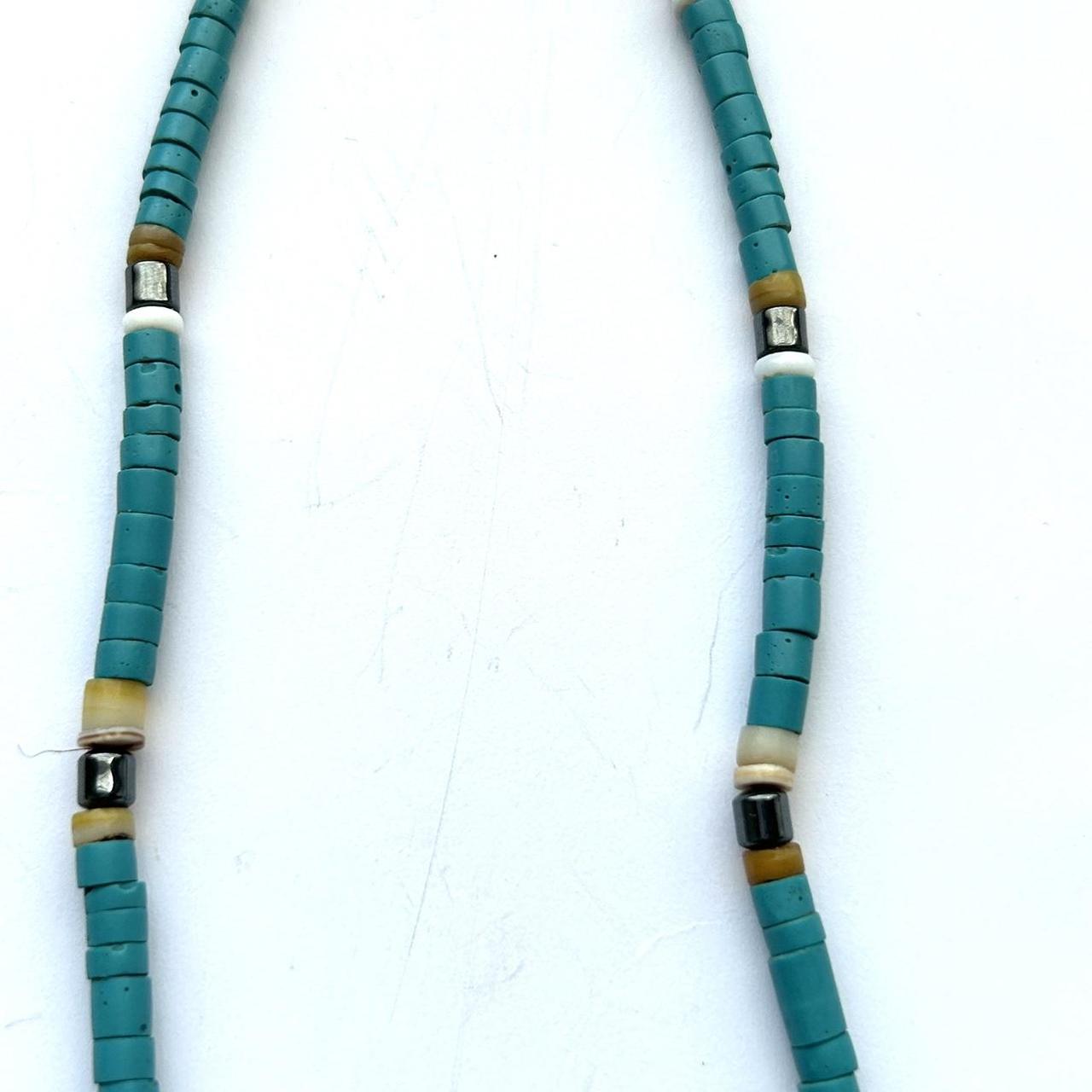 Vintage Turquoise Howlite Arrowhead Marcasite... | Depop