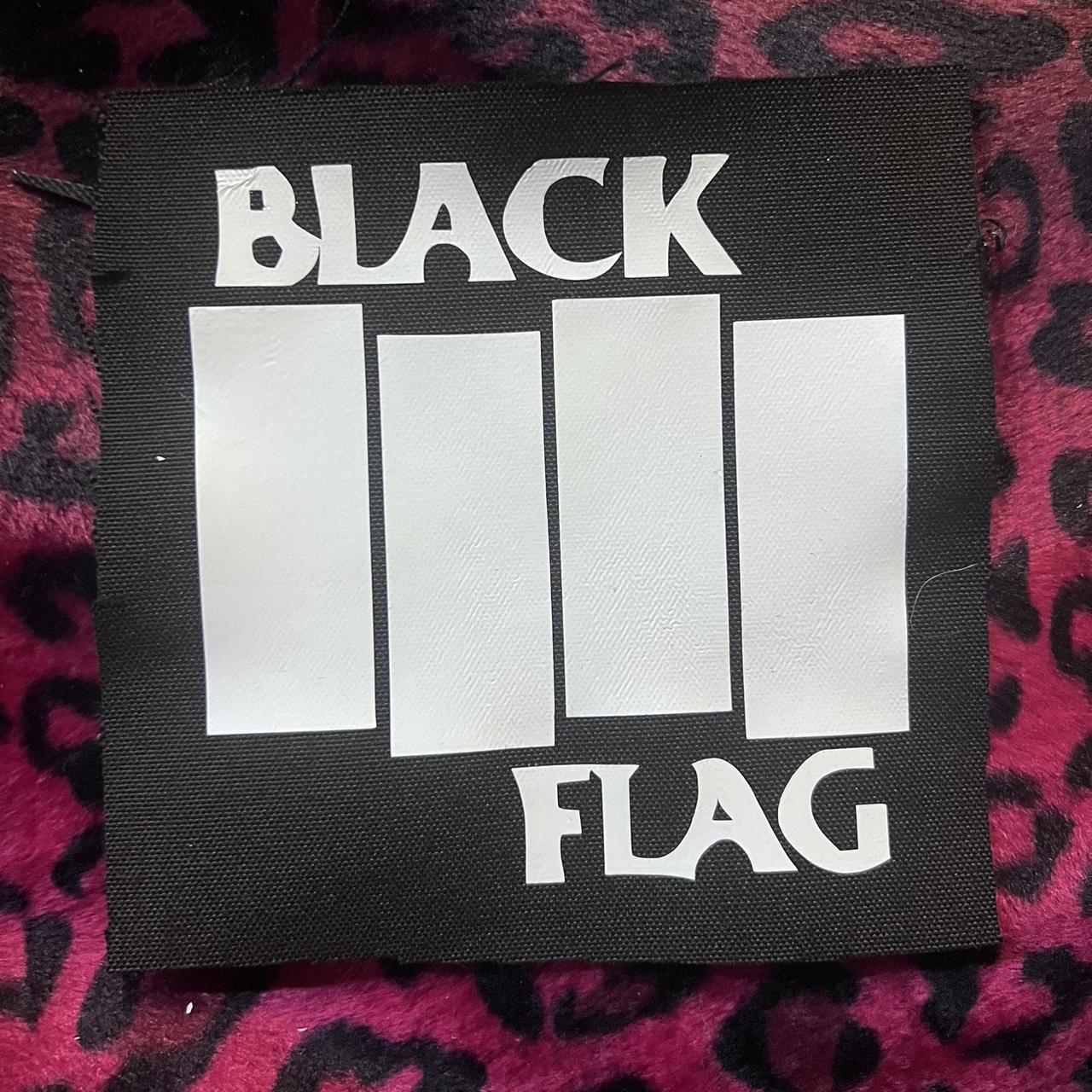 Black flag patch Made by me using heat transfer... - Depop